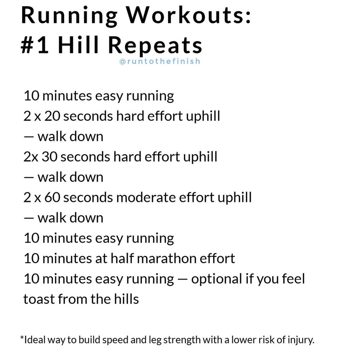7 Hill Running Workouts to Boost Your Speed and Endurance - RunToTheFinish